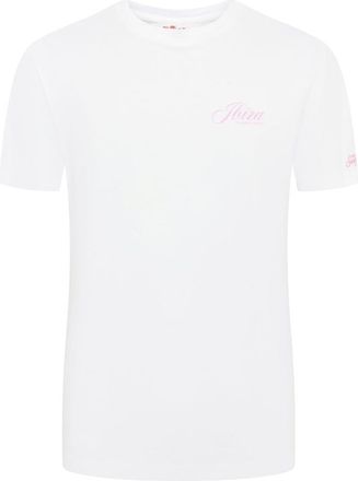 MC2 Saint Barth Softes T-Shirt mit O-Neck und R&uuml;cken-Print in