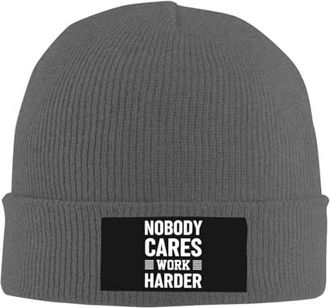 Generic Personne Ne SEn Soucie. Travaillez Plus Dur. Motivation Fitness. Salle De Sport. Femme Homme Bonnet De Pêcheur Souple Bonnets Hiver Chaud Watch Cap po