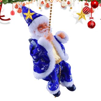 Generic Kletternder Weihnachtsmann | Kletternder Weihnachtsmann mit Musik, Dekoration f&uuml;r T&uuml;r, Kamin, Dach, Hof, Klassenzimmer, Feiertagsdekoration