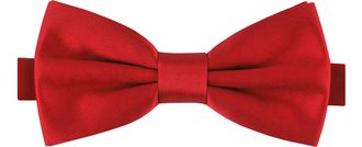 Ladeheid Herren Schmale Fliege M (12cm x 6cm), Rot, 12cm x 6cm