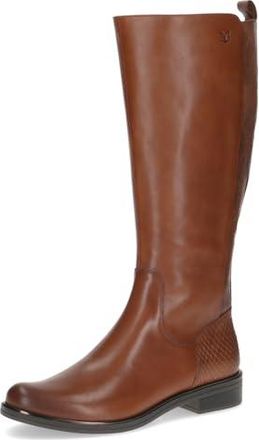 Caprice Femme Damen 9-25515-45 Botte Haute Jusquau Genou, Peigne Cognac, 39 EU