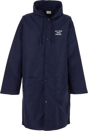 Dr&ocirc;le de Monsieur Homme, Vestes, Bleu, Taille: XL La Parka Slogan