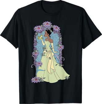 Disney Die Prinzessin und der Frosch Tiana Floral Kiss T-Shirt T-Shirt
