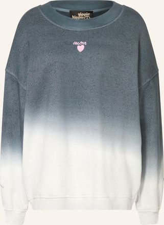 Yippie Hippie Yippie Hippie Oversized-Sweatshirt blau