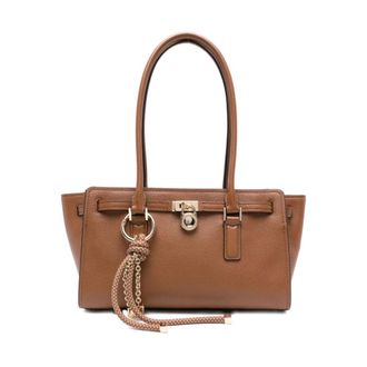 Michael Kors Femme, Sacs, Brun, Taille: ONE Size Sac Shopper en Cuir Marron