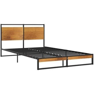 vidaXL Bettgestell Metall 120x200 cm Vidaxl