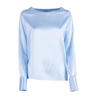 Mazzarelli 290/2 Bluse - - Blouses & Shirts - Damen - Blau - L
