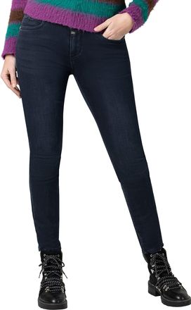 Timezone Damen Slim Enyatz Womanshape Freizeithose, Night Blue Wash, 30W / 32L EU
