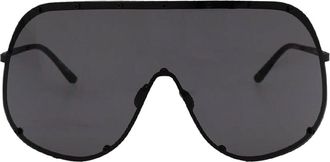 Rick Owens Sonnenbrille - Schwarz