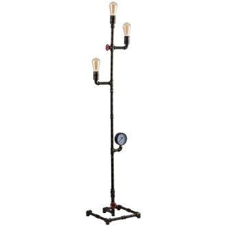 Fan Europe Fan Europe - Stehlampe amarcord im Industriedesign Wasserrohr Optik, Rost
