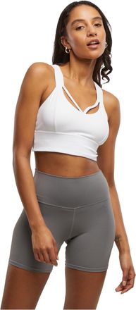 Urban Classics Damen Sport BH Ladies Sports Bra Crossed, Sport Top mit herausnehmbaren Pads und &uuml;berkreuzten Tr&auml;gern, Gr&ouml;&szlig;en XS - XL