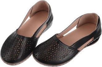 Frcolor Sandales Compensées Pour Femmes à Talon Ouvert Avec Espadrilles Chaussures Enfiler Confortables Pour Marche