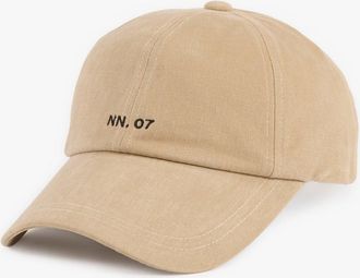 Nn.07 Casquette brod&eacute;e en coton et toile