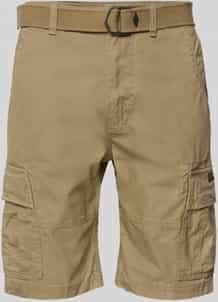 Superdry Regular Fit Cargoshorts mit G&uuml;rtel Modell Heavy