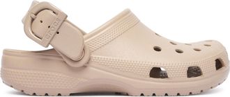 Crocs Pantoletten Crocs Classic Enamel Buckle Clog 213347 Beige