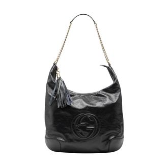 Gucci Pre-owned Leder Hobo Bag - - Pre-owned - Damen - Schwarzk - ONE SIZE