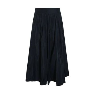Max Mara Gonna midi svasata plissettata - - Skirts - Damen - Blau - S