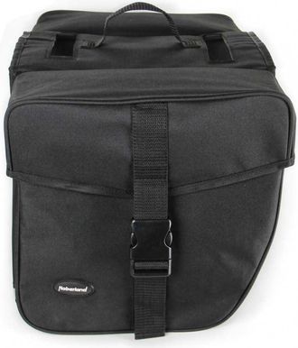 Haberland Fahrradtasche Doppeltasche F&uuml;r E-Bike 20 cm Br&uuml;cke, Schwarz, 31 x 31 x 12 cm, 25 Liter, 190207 00