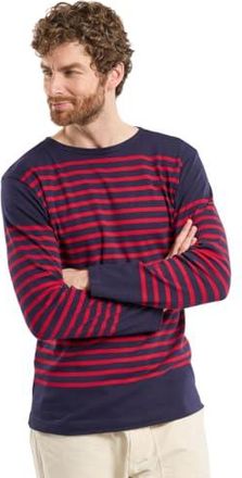 Armor Lux Marini&egrave;re col Bateau en Coton &eacute;pais Amiral