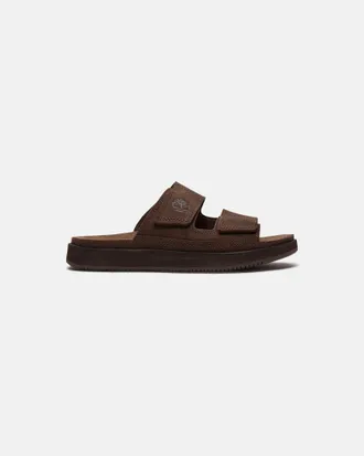 Timberland Casco Cove Slide Sandale f&uuml;r Herren in Dunkelbraun, Herren, Braun, Gr&ouml;&szlig;e