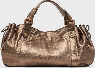 Gerard Darel Sac &agrave; main en cuir bubble m&eacute;tallis&eacute; - 24H