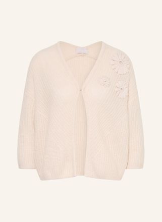 Hemisphere Hemisphere Strickjacke Mit Cashmere Und 3/4-Arm beige
