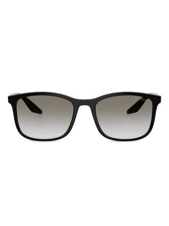 Prada lunettes de soleil à monture carrée - Noir