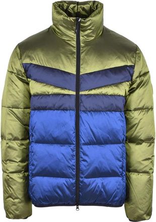 Dirk Bikkembergs Homme, Vestes, Multicolore, Taille: 2XL Veste Verte Unie Fermeture Éclair Automne/Hiver