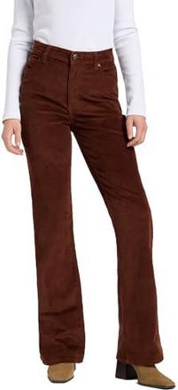 Lee Zipped Bootcut Pantalon, Luxe Brown, 28W / 33L Femmes