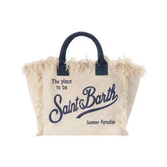 MC2 Saint Barth Femme, Sacs, Blanc, Taille: ONE Size Vanity Tote Bag