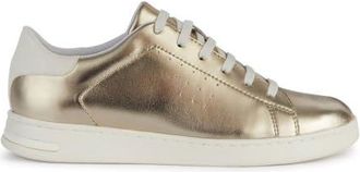 Geox Baskets D Jaysen B pour Femme, LT Gold/Optic White, 36 EU, Lt Gold Optic White, 36 EU