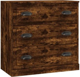 vidaXL Sideboard Räuchereiche 70x35,5x67,5 cm Holzwerkstoff Vidaxl