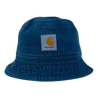 Carhartt Work in Progress unisex, Accessoires, Bleu, Taille: S/M Chapeau seau en coton cobalt