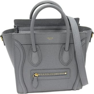 Celine Mini sac Vintage Pre-owned - Femme - Pre-owned - Gris - Taille: ONE Size