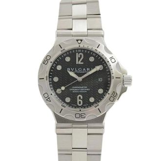 Bulgari Pre-owned Rostfreier Stahl watches - - Pre-owned - Herren - Grau - ONE SIZE