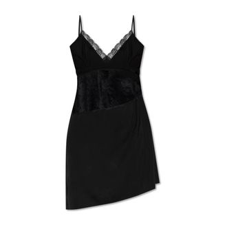 VETEMENTS Kurzes Kleid mit Spitze - - Dresses - Damen - Schwarzk - M