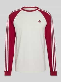 adidas Originals Regular Fit Langarmshirt aus reiner Baumwolle mit Logo-Stitching