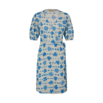 Fab By Fabienne Chapot Hellblaues Wickelkleid mit Herzdetaill - - Dresses - Damen - Blau - S