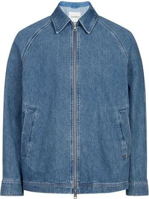 Closed Veste zipp&eacute;e en denim de coton