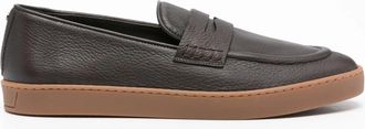 Canali Penny Leather Loafers