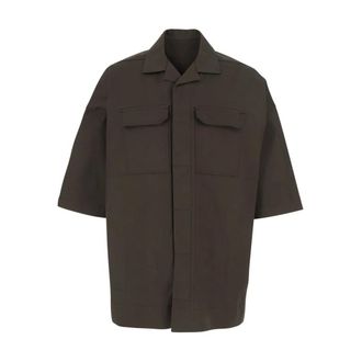Rick Owens Magnum Bowling Shirt - - Shirts - Herren - Braun - M