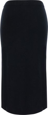 Max Mara Wool and Cashmere Pencil Skirt - Black