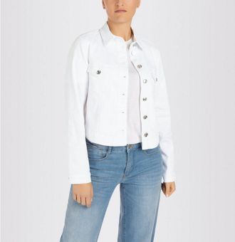 M.A.C Jeansjacke RICH JACKET aus leichter, sommerlicher Denim-Qualit&auml;t mit hohem Baumwoll-Anteil
