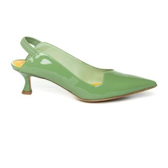 Mara Bini Femme, Chaussures, Vert, Taille: 40 EU Chanel Slingback