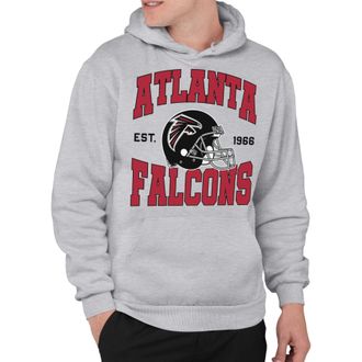 Junk Food NFL - Atlanta Falcons - Team Helmet - Unisex Adult Pullover Fleece Hoodie for Men and Women - Size 3X-Large