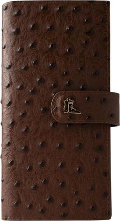 L37 Grand Portefeuille Tress&eacute; - Femme - Accessoires - Brun - Taille: ONE Size