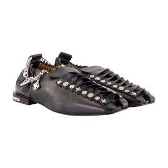 Toga Archives Studded Leather Loafer - Black