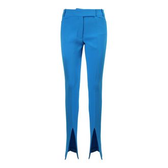 The Attico Hose mit Schlitz vorne - - Trousers - Damen - Blau - S