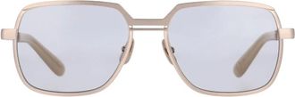 Yellows Plus Hudson Sonnenbrille - - Accessories - unisex - Beige - 54 MM