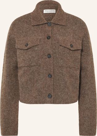 Marc O'Polo Marc Opolo Strickjacke Mit Alpaka braun